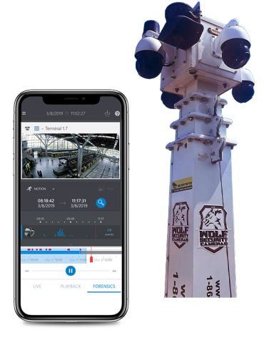 Mobile Security Trailers in Houston, Texas - Wolf Security Cameras